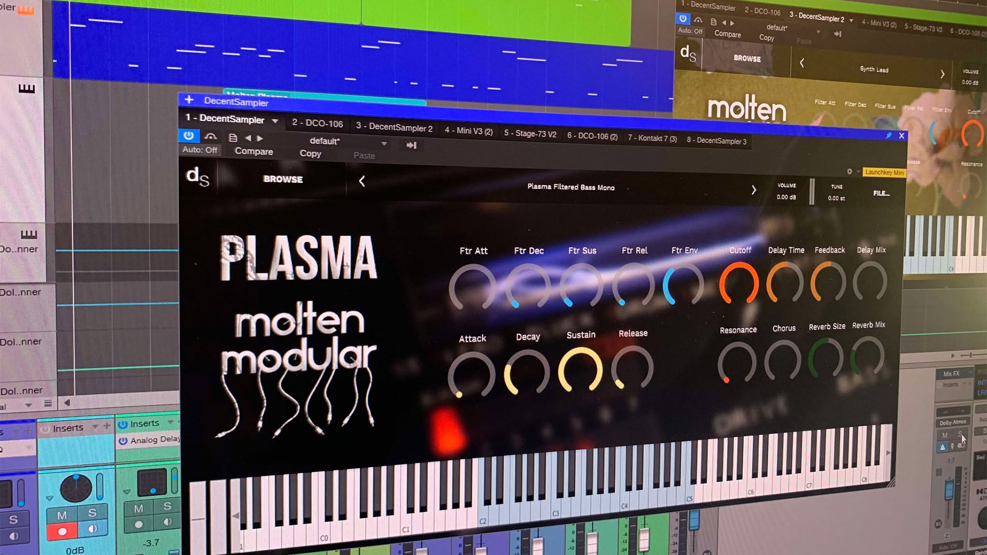 How to use Molten Decent Sampler Instruments