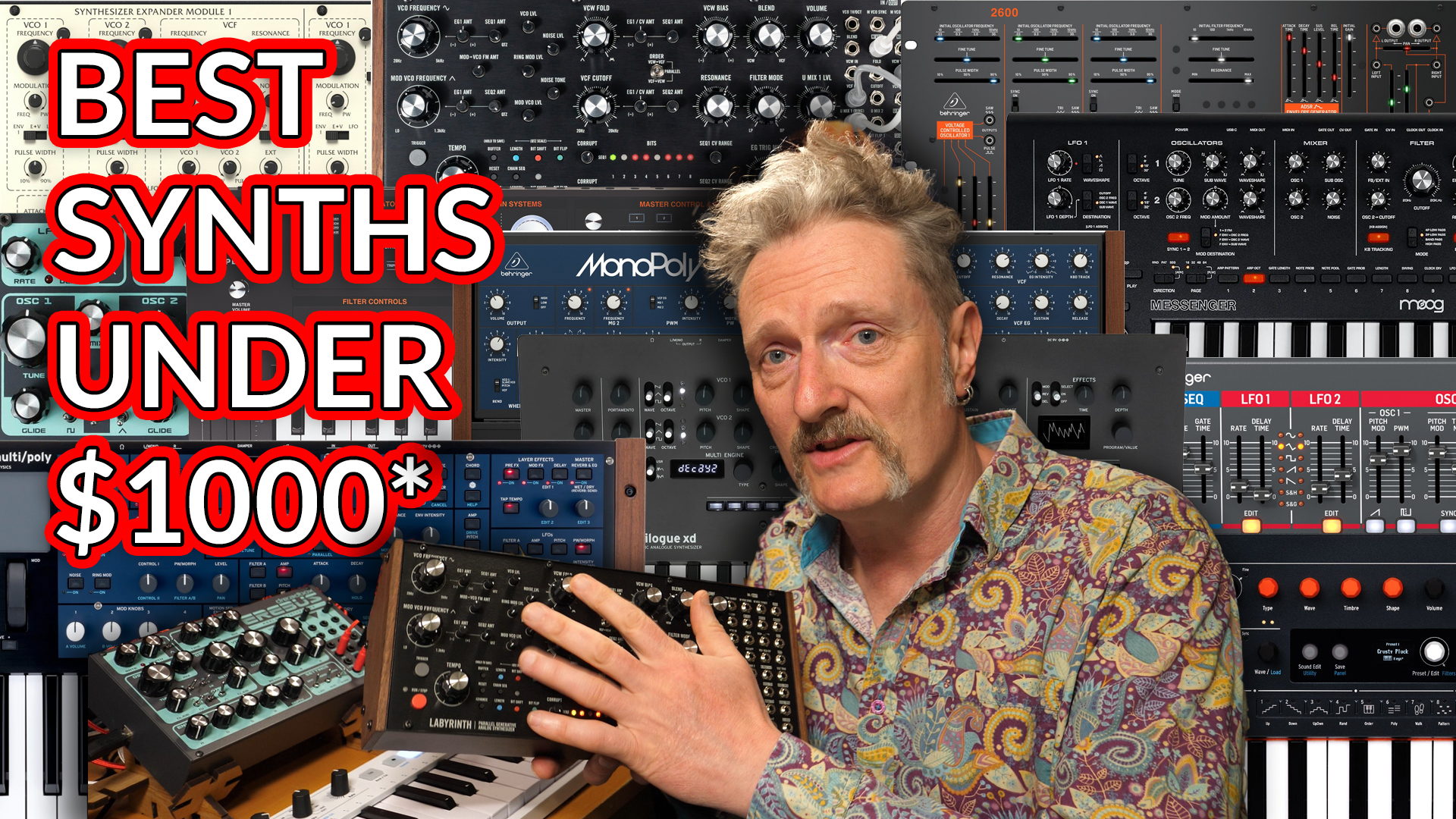 Best Synthesizers Under $1000* (May 2025)